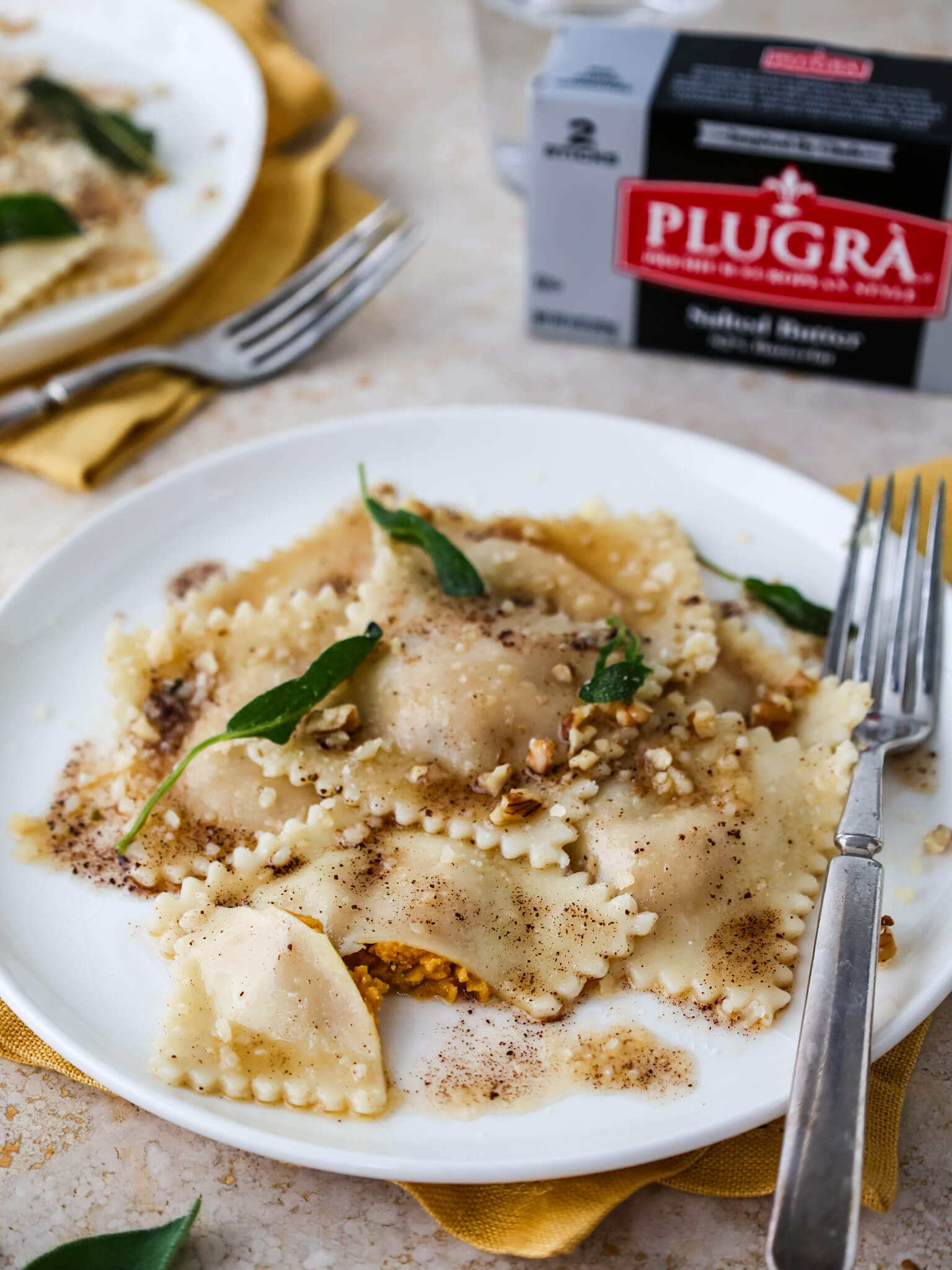 Plugrà - Sage Browned Butter Pumpkin Ravioli